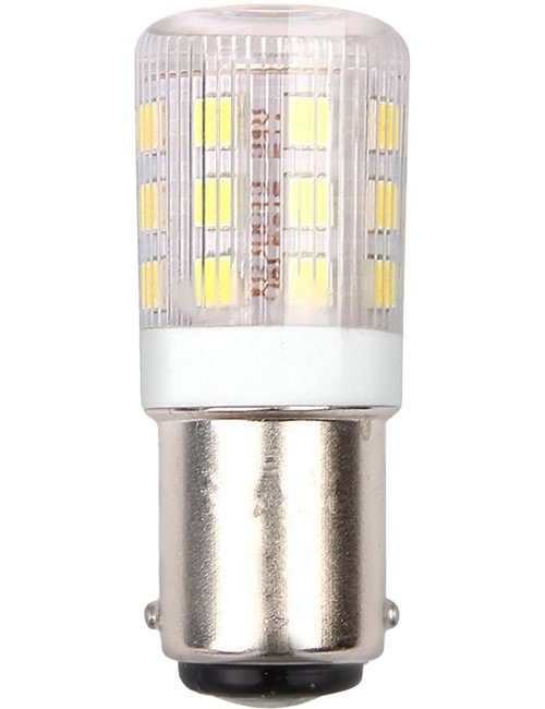 SPL LED Ba15d Tube T18x45mm 10-24V 250Lm 3W 3000K 830 360° DC Clear No ...