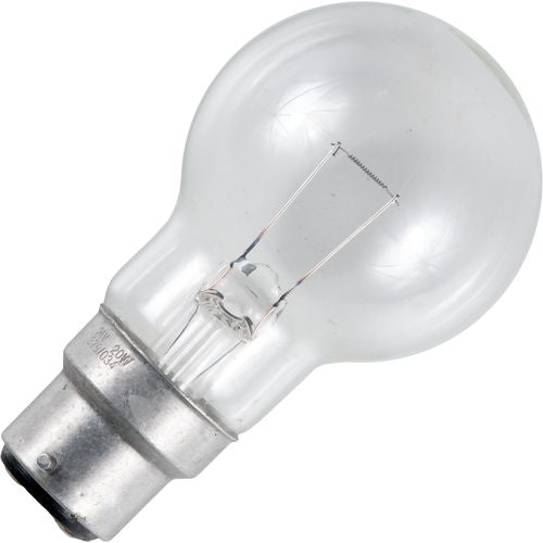 Schiefer Ba22d G50x90mm 24V 20W CC-6 1000h Clear 2500K Non-Dimmable ...