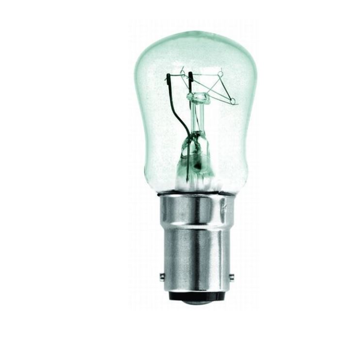 Pygmy 25w 240v Ba15d/SBC Clear Bell Lighting Light Bulb - Bell code 02 ...