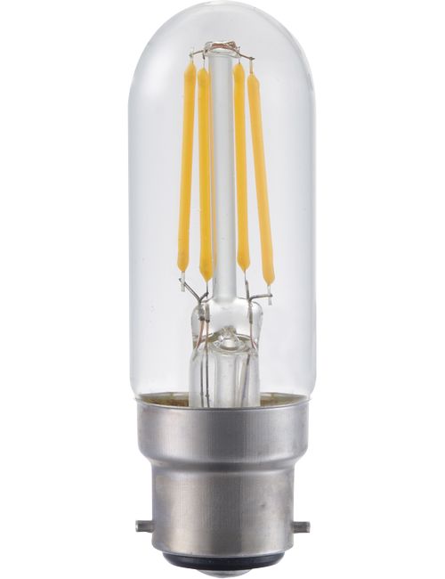 SPL LED Ba22d Filament Tube T30x90mm 230V 400Lm 35W 2700K 827 360° AC ...