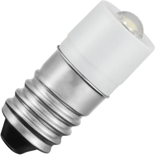Schiefer E10 Starled T10x235mm 6V 20mA AC/DC White 25000h 6500K Non-Di ...