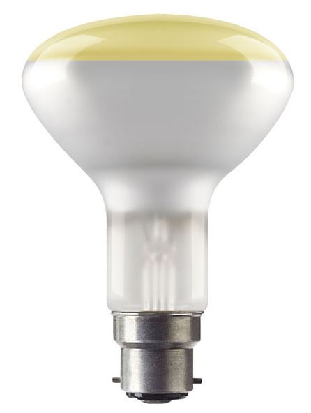 R9575BC-Y-CR - Crompton R95 Lamp 240v 75w Ba22d/BC Yellow — Easy Light ...