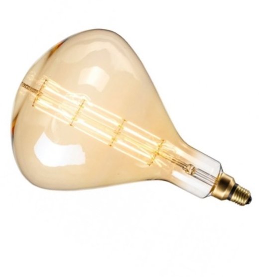 Sydney Gold LED lamp 8W 800lm 2200K Dimmable - Calex - 425924 — Easy ...