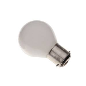 Golf Ball 40w Ba22d/BC 240v White Light Bulb - 45mm — Easy Light Bulbs
