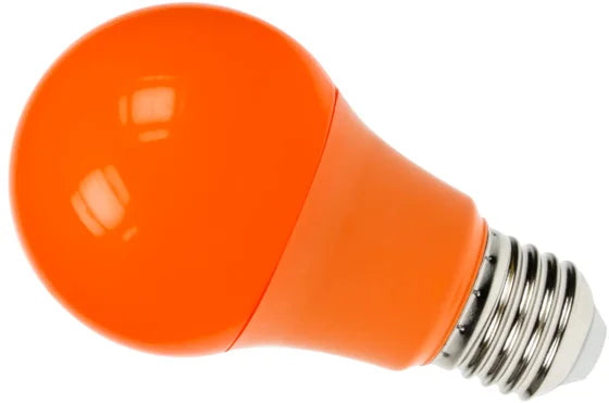 ProLite GLS/LED/6W/ES/ORANGE/D - Polycarbonate 6w LED GLS Dimmable Ora ...
