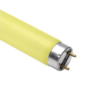 36w T8 Narva 1200mm Yellow Fluorescent Tube — Easy Light Bulbs