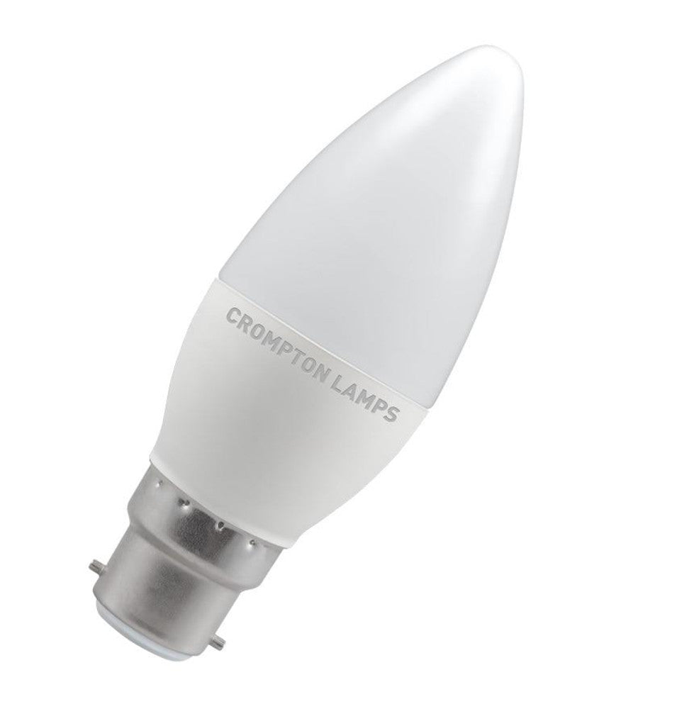 Crompton 11366 BC-B22d 5.5W Candle Daylight Light Bulb — Easy Light Bulbs