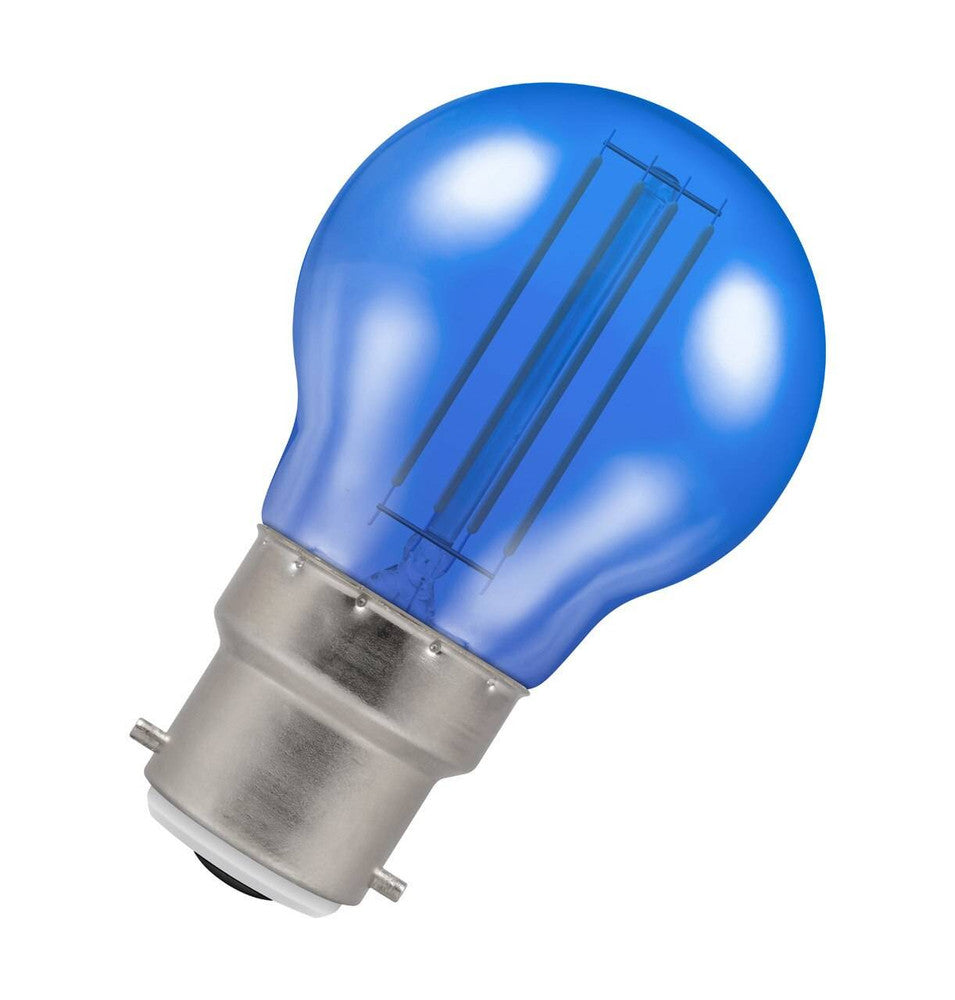 Crompton 13810 BC-B22d 4.5W Golfball Blue Light Bulb — Easy Light Bulbs