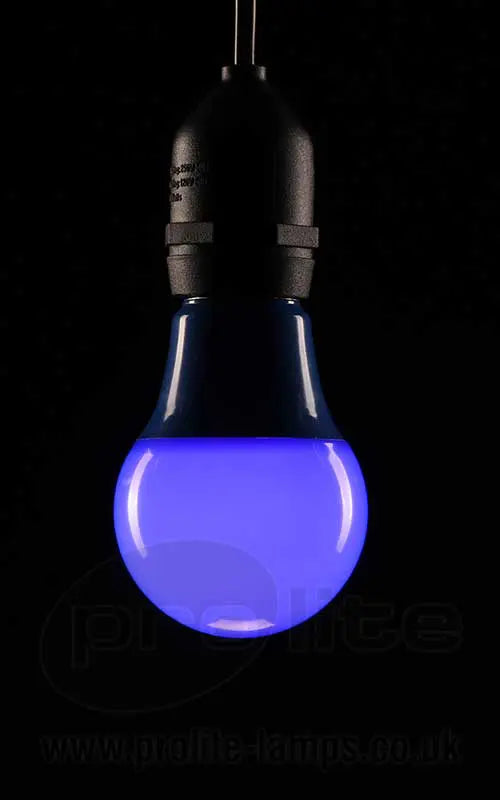 GLS LED 240v 6w Ba22d/BC Blue Dimmable — Easy Light Bulbs