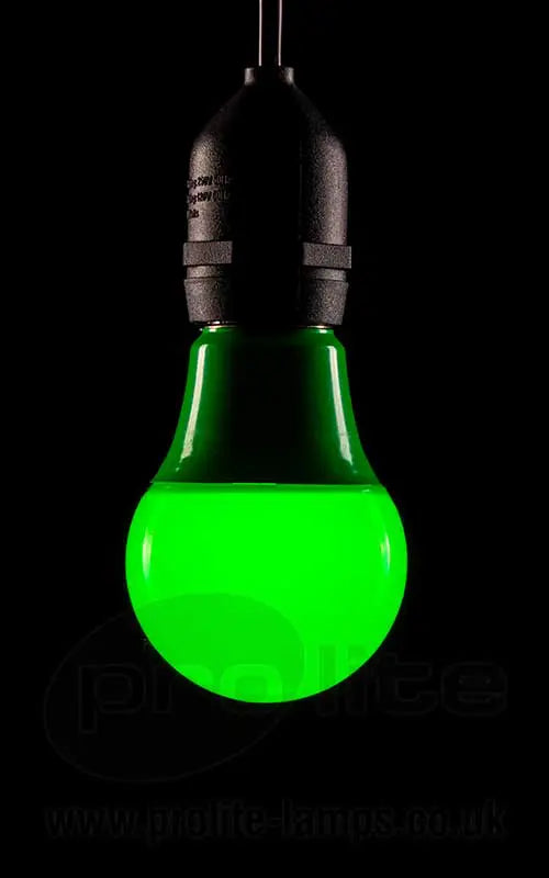 GLS LED 240v 6w Ba22d/BC Green Dimmable — Easy Light Bulbs